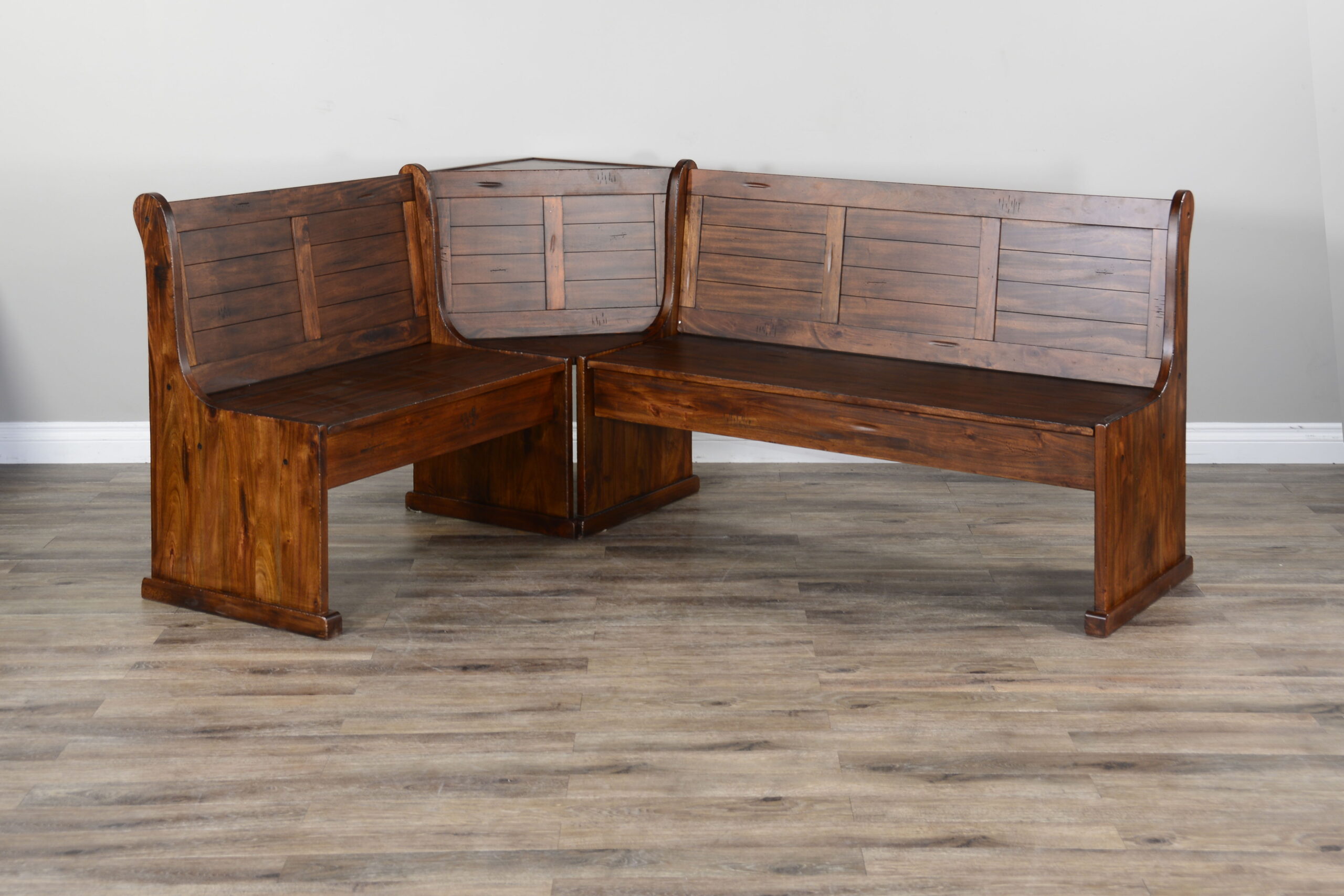Tuscany - Long Bench & Corner Back - Vintage Mocha – Barron's Home ...