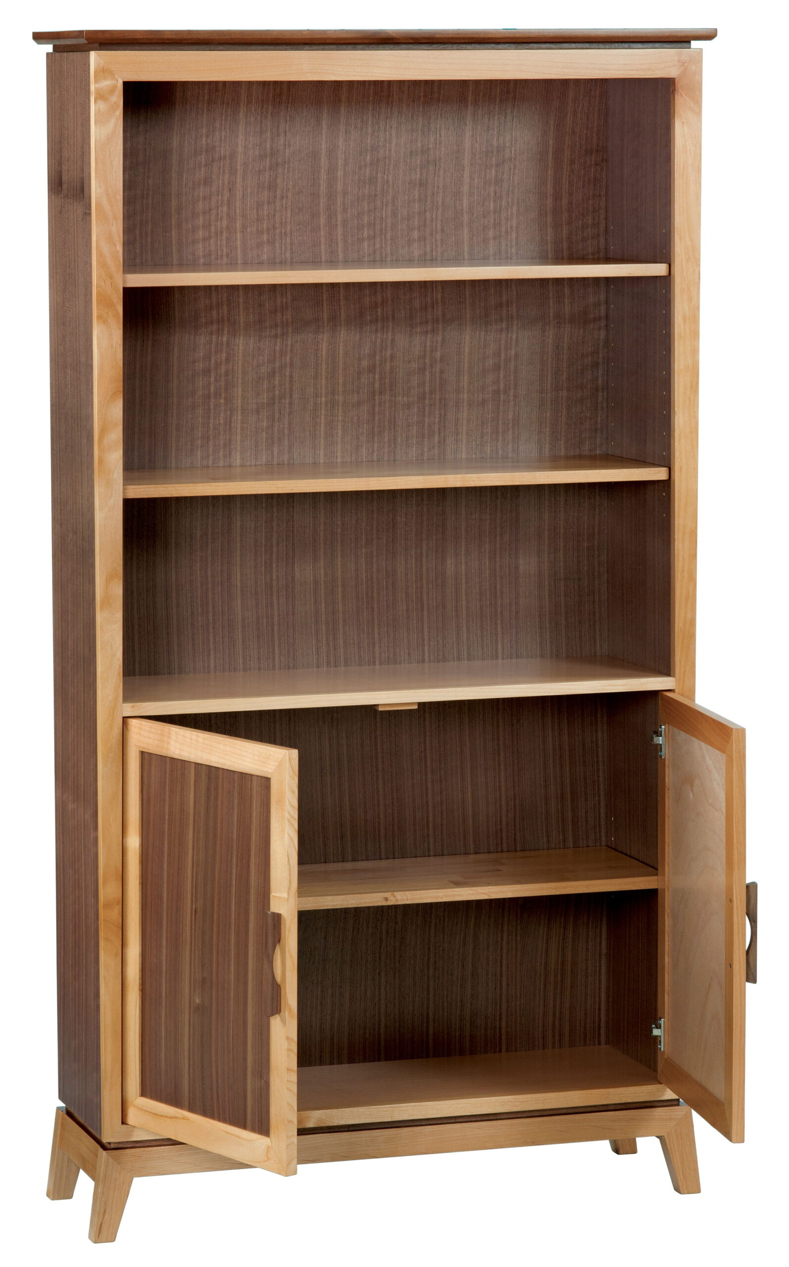 Addison - Bookcase With Doors - Natural - 72"H – Barron's Home ...