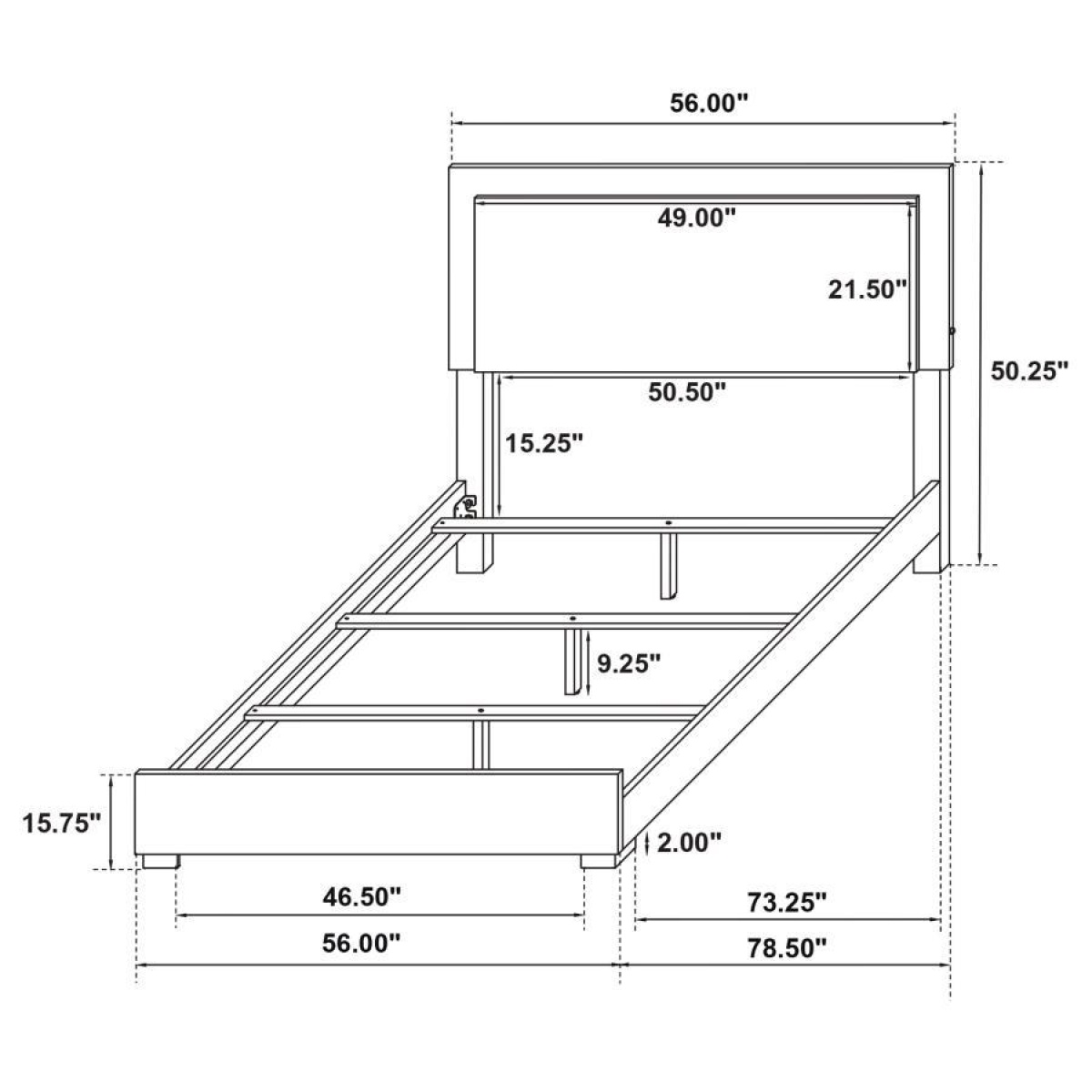 Marceline - Full Bed - White – Barron's Home Furnishings - Brookings ...