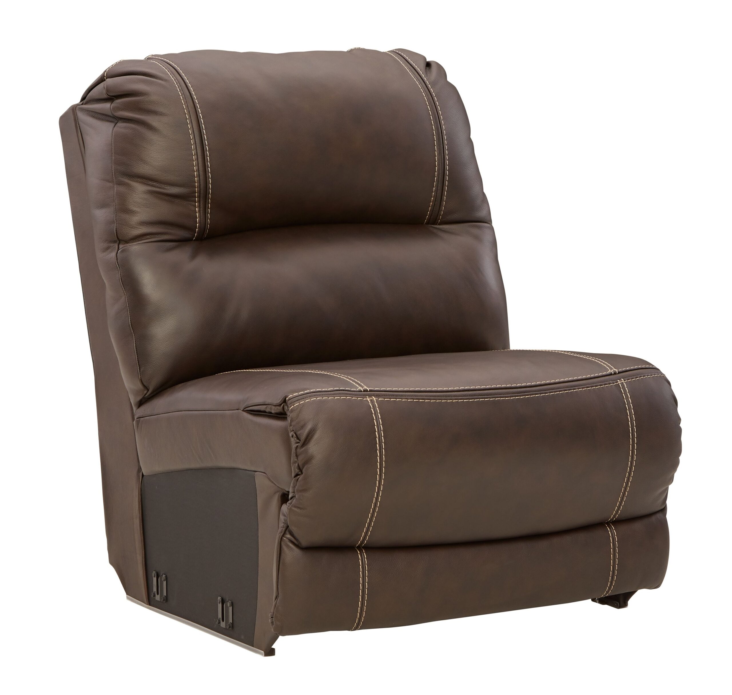 Dunleith - Chocolate - Armless Chair – Barron's Home Furnishings ...