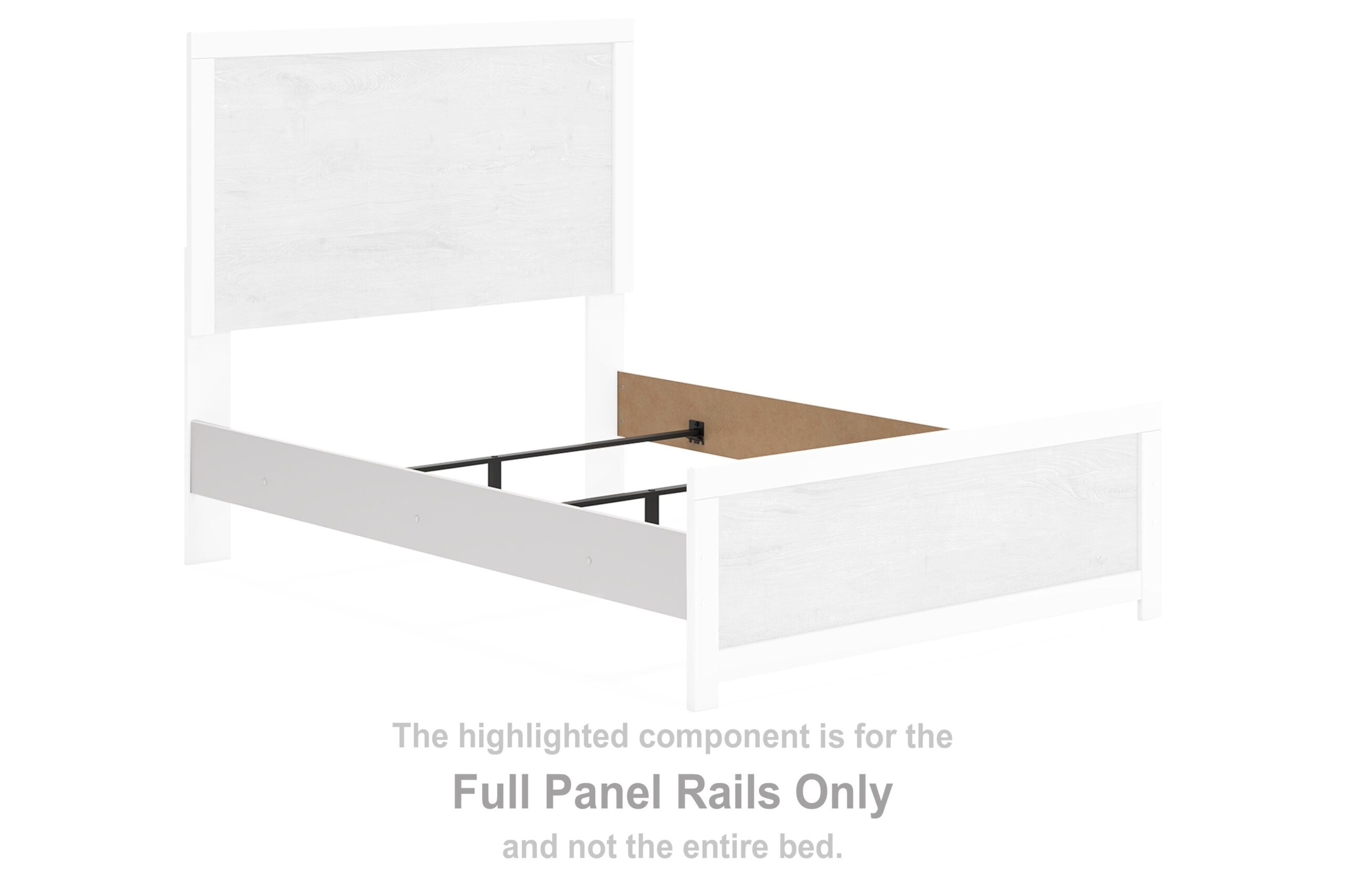 Charbitt - White - Full Panel Rails – Barron's Home Furnishings ...